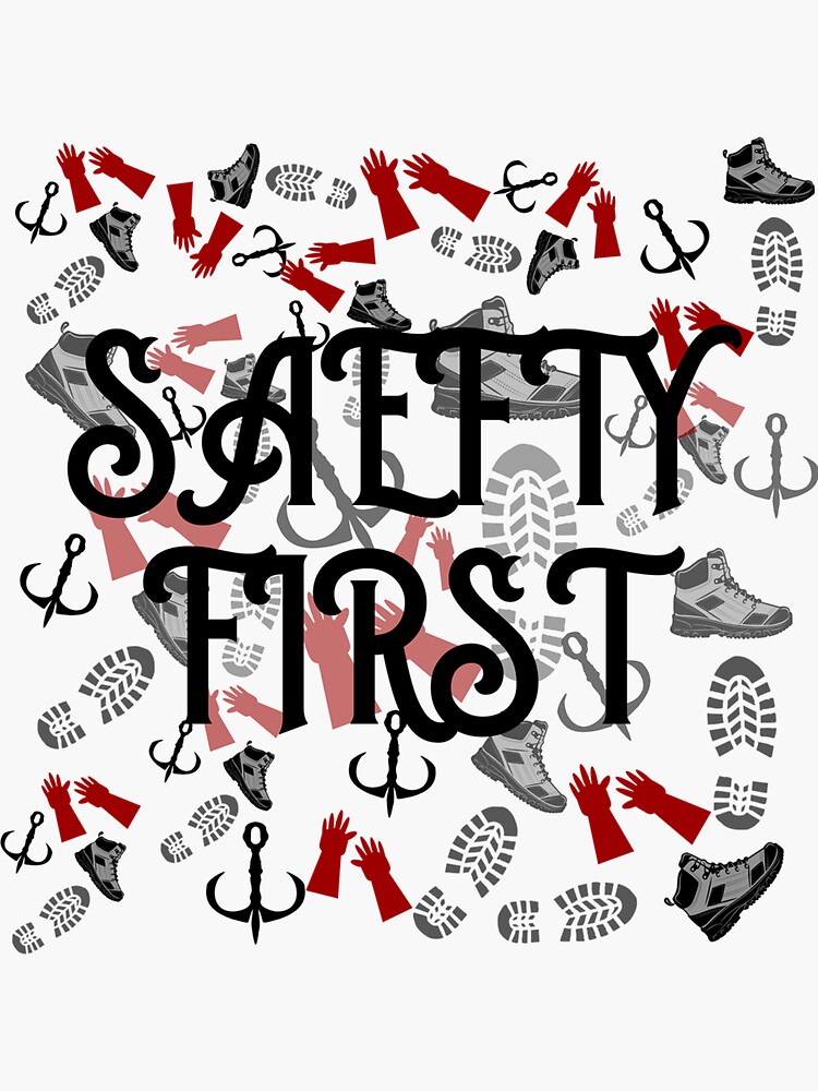 "SAFETY IS KEY" Sticker for Sale by MR-TIMZ-ART | Redbubble