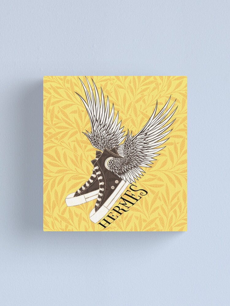 Lienzo con la obra «Hermes dios, mitología griega, zapatillas con alas ...