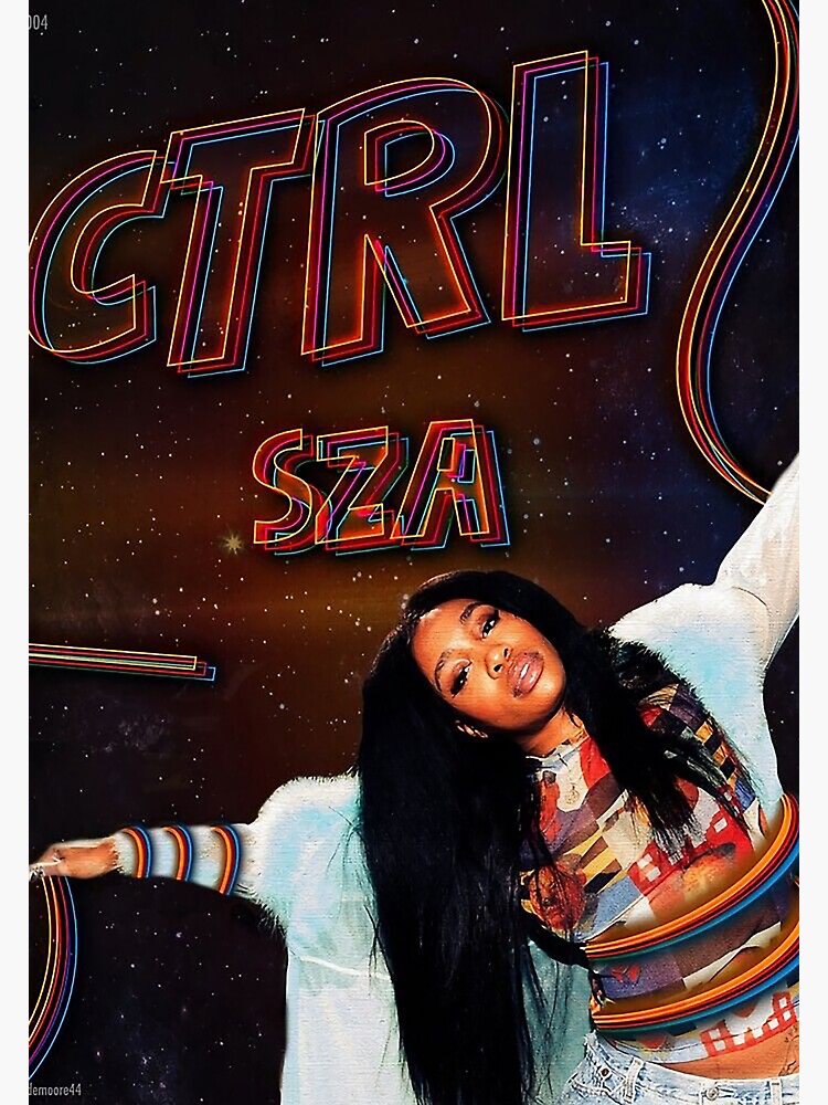 "Ctrl Sza Poster" Sticker for Sale by lindahardins | Redbubble