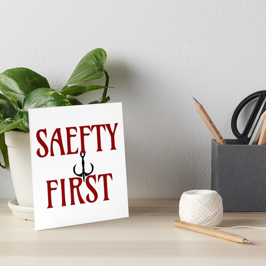 "SAFETY IS KEY" Art Board Print for Sale by MR-TIMZ-ART | Redbubble