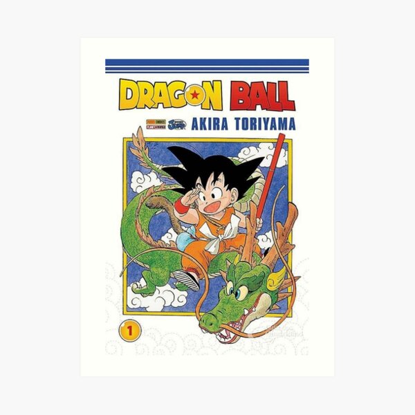 "Dragon Ball manga cover Akira Toriyama vol 1" Art Print for Sale by ...