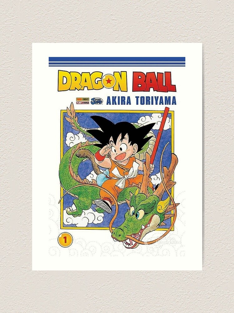 "Dragon Ball manga cover Akira Toriyama vol 1" Art Print for Sale by ...