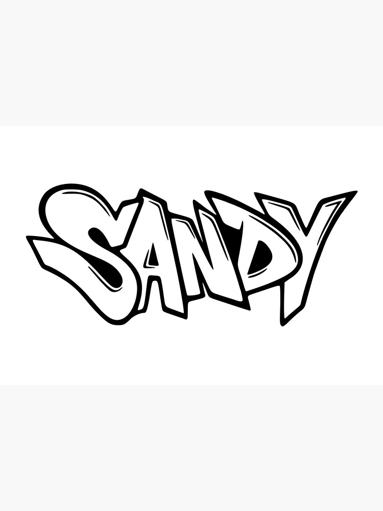 Sandy Name Logo