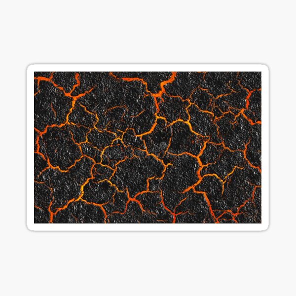 "Lawa ground" Sticker for Sale by kreator22 | Redbubble