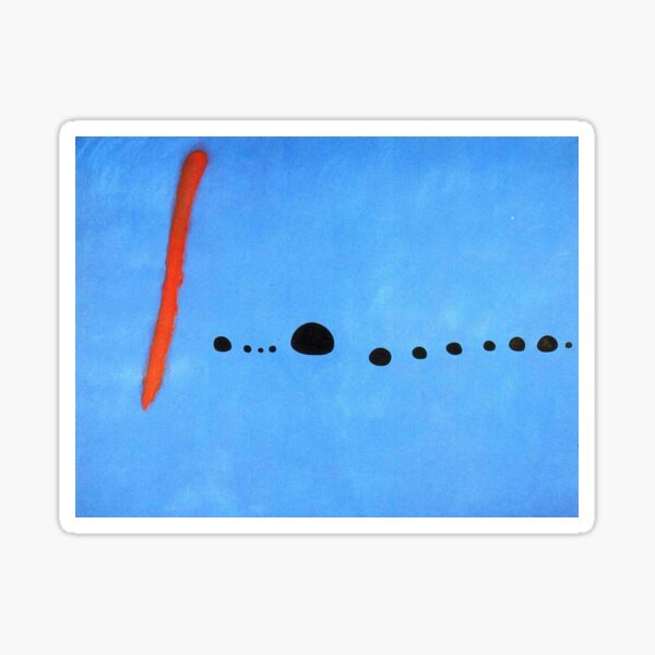 "joan miro" Sticker for Sale by itsmeart | Redbubble