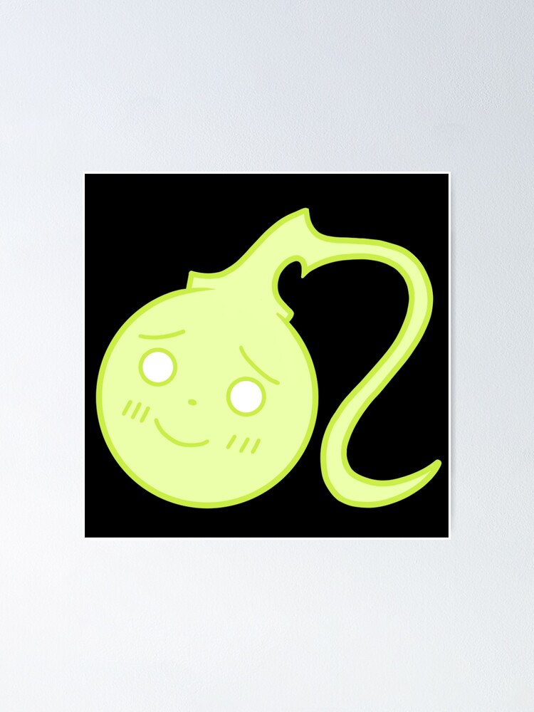 Chibi Tsubaki Mini Souls Soul Eater Black Poster For Sale By Pinfluential Redbubble