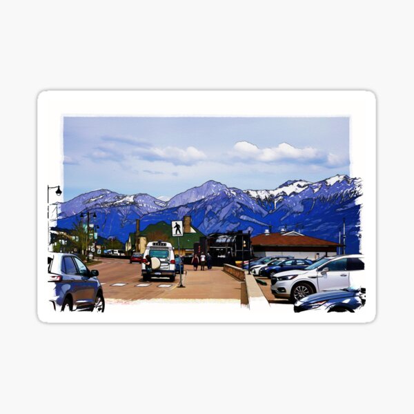 "Jasper Alberta, Canada - Rocky Mountain National Park" Sticker for ...