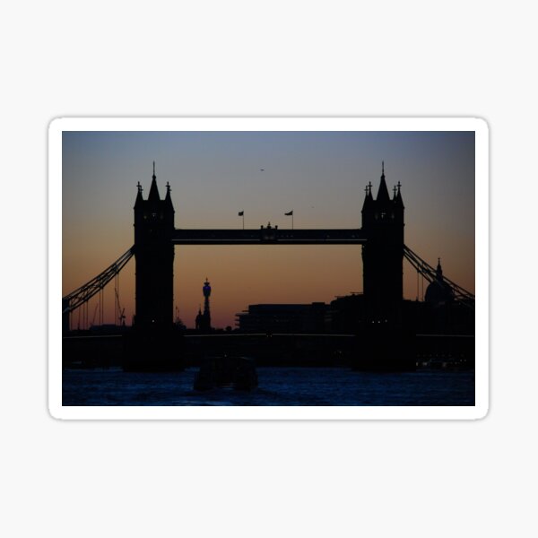 "London Tower Bridge" Sticker for Sale by AntwaneB | Redbubble