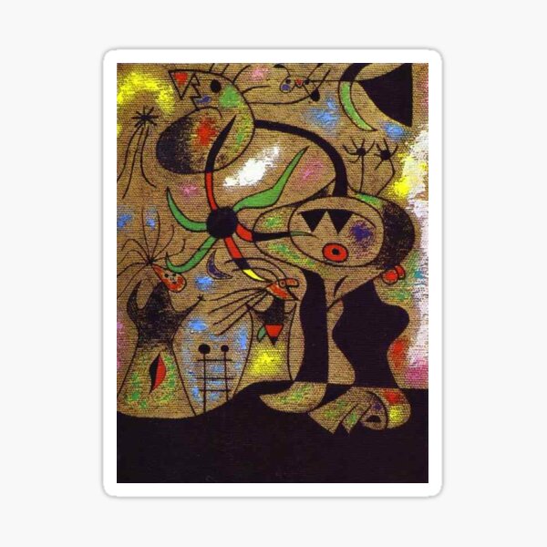 "joan miro" Sticker for Sale by itsmeart | Redbubble