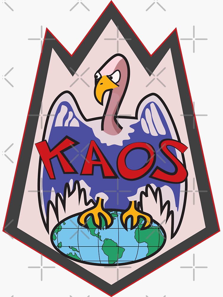 "Kaos Logo Get Smart" Sticker for Sale by Formidabelt | Redbubble