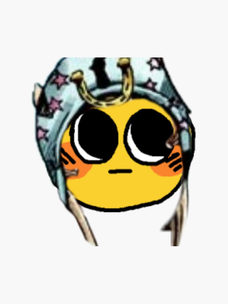 "Johnny joestar cute emoji" Sticker for Sale by DioAfterDark | Redbubble