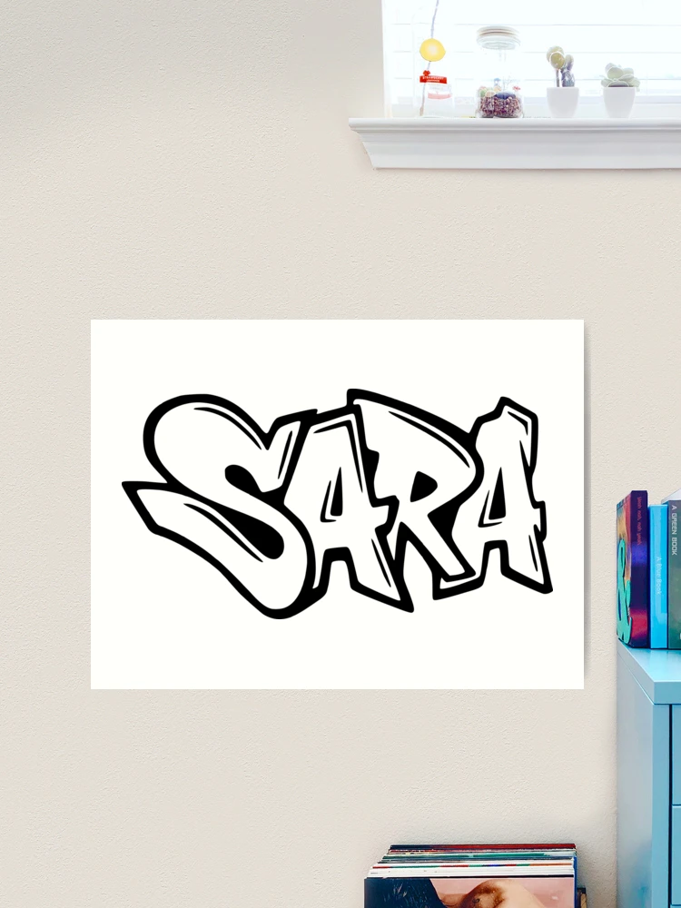 The Name Sara In Graffiti