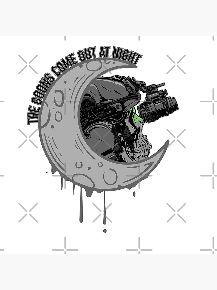 "The Goons Come Out At Night" Poster for Sale by IVTtech | Redbubble