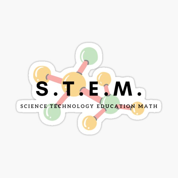 "STEM Education" Sticker for Sale by Blue-Hayze | Redbubble