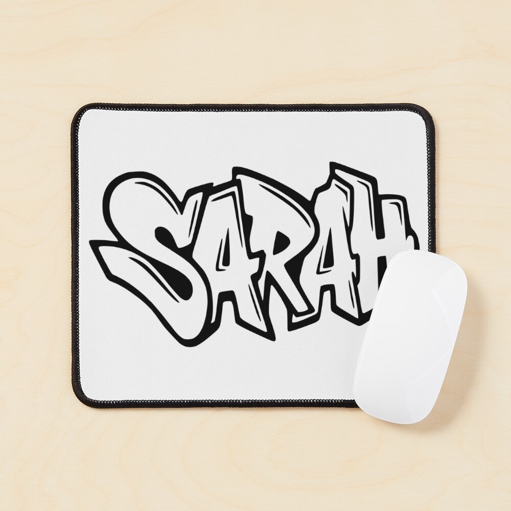 "Sarah - Graffiti Name Design" Sticker for Sale by NameThatShirt ...