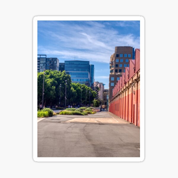 "Museum To The City Walkway" Sticker for Sale by urbanfragments | Redbubble