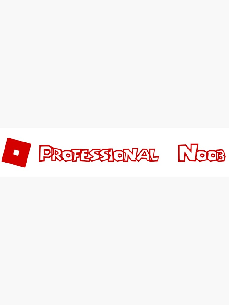 "Roblox Professional Noob" Poster for Sale by meganszalay | Redbubble