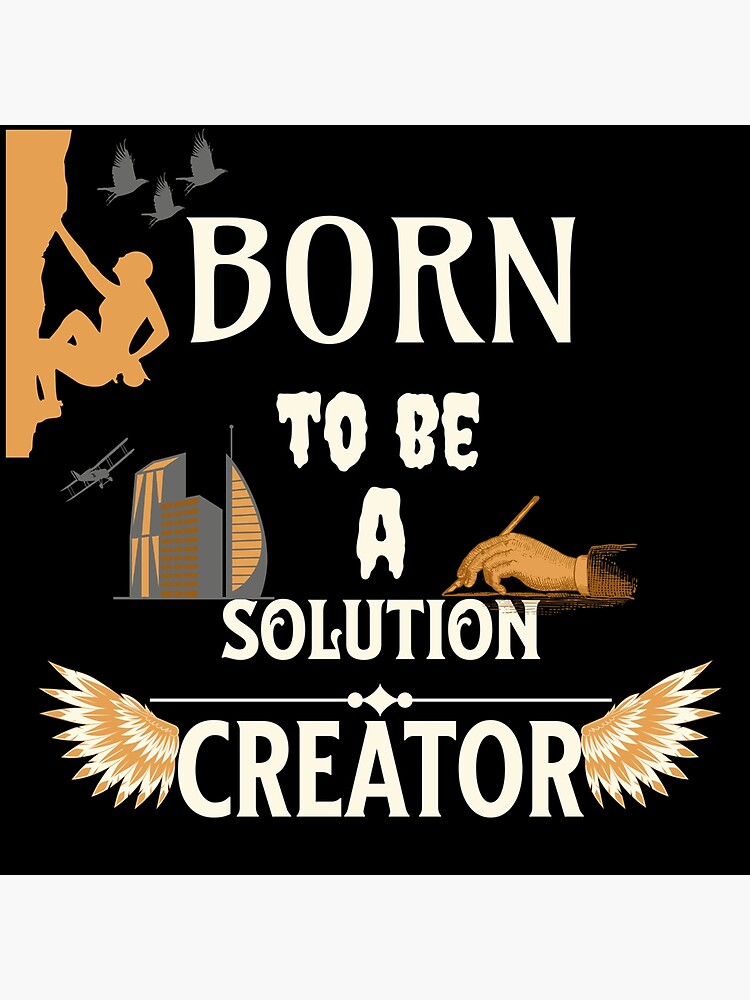 "BORN TO CREATE" Poster for Sale by MR-TIMZ-ART | Redbubble