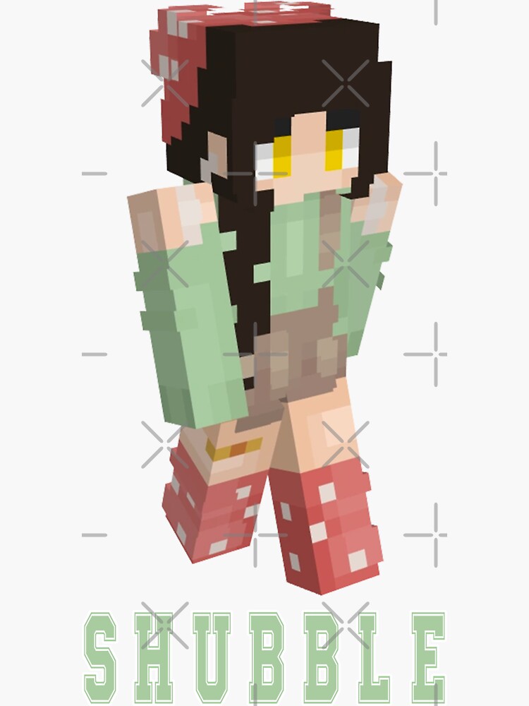 Pegatina «Sassy Shubble Nova Skin para jugador de Minecraft | Idea de ...