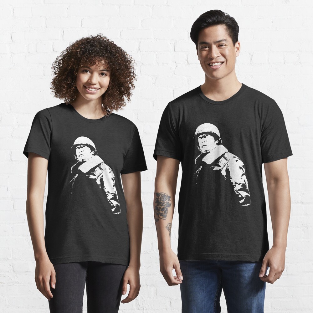 "General George Patton - Black and White" T-shirt for Sale by ...