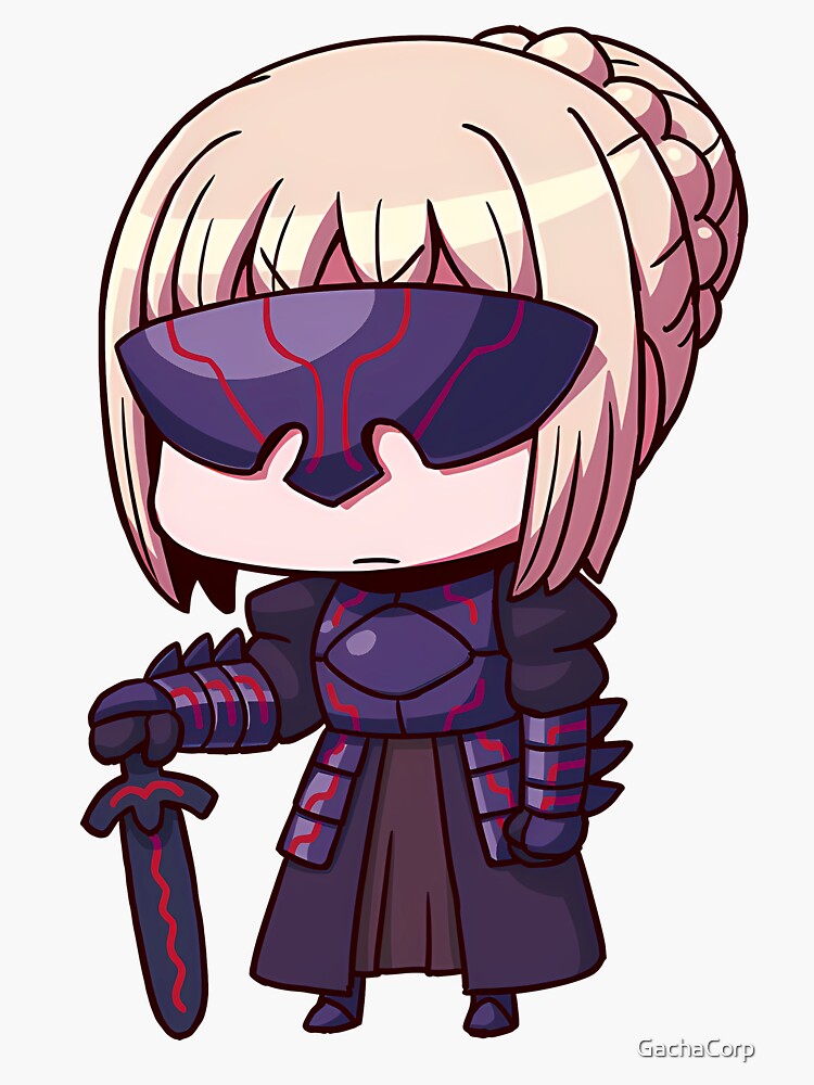 "[FGO] Artoria Pendragon [Alter] (Saber)" Sticker for Sale by GachaCorp ...