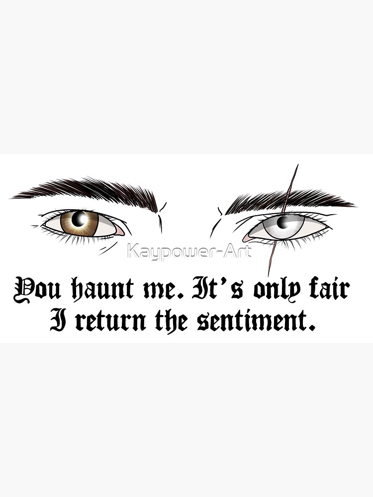 "Haunting Adeline “You Haunt Me” Sticker" Sticker for Sale by Kaypower ...