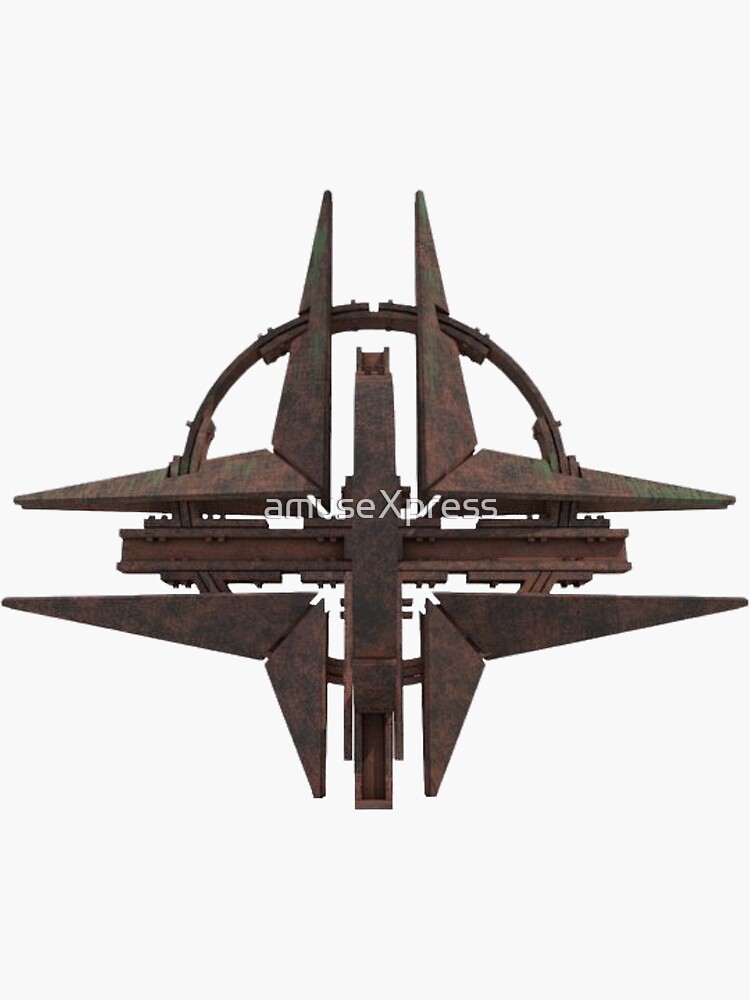 "NATO STAR" Sticker by ToyoYukimura | Redbubble