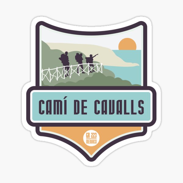 "Cami de Cavalls - GR 223, Menorca" Sticker for Sale by moritzschwaeble ...