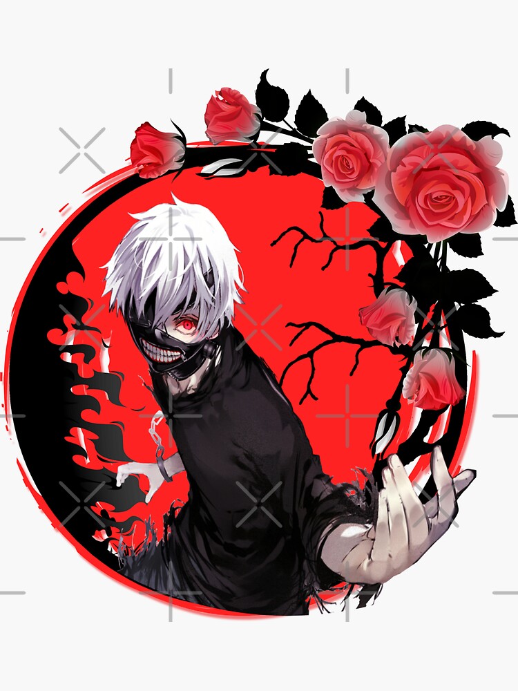 "Gothic Style Anime | Tokyo Ghoul | Ken Kaneki" Sticker for Sale by ...