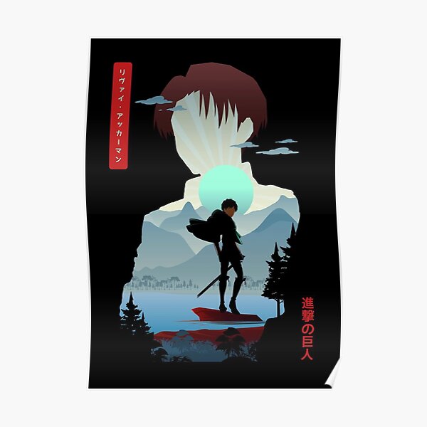 "Levi - Stare - SnK" Poster for Sale by vanquinn9090 | Redbubble