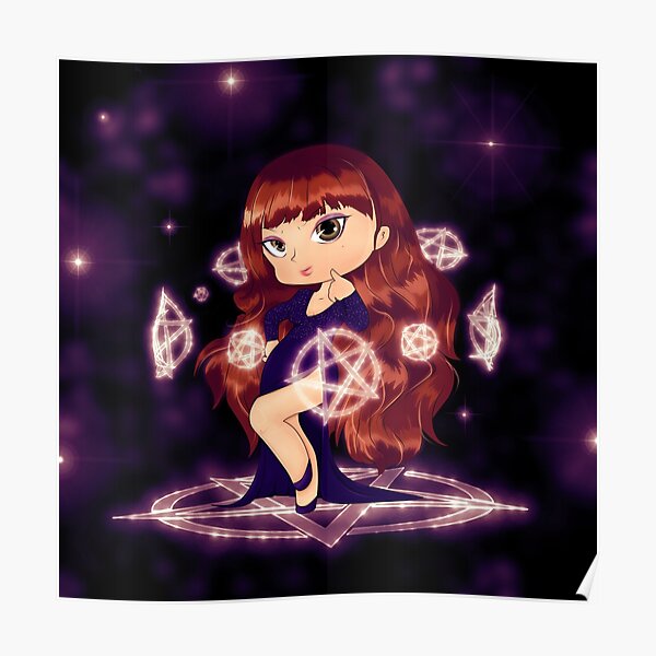 "Supernatural - Rowena Fan Art" Poster by violue | Redbubble