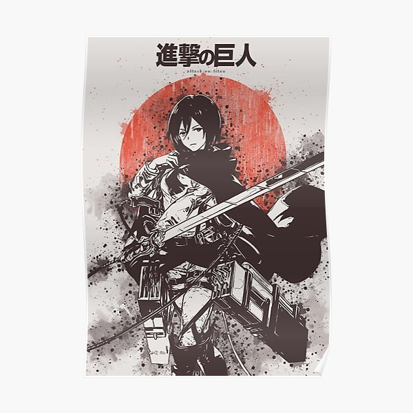 "Levi - Stare - SnK" Poster for Sale by vanquinn9090 | Redbubble