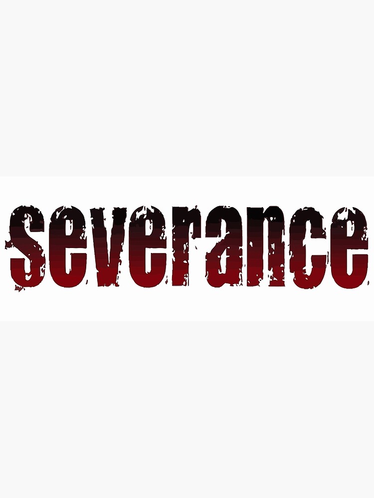 "severance-fonts" Poster for Sale by fflanes | Redbubble