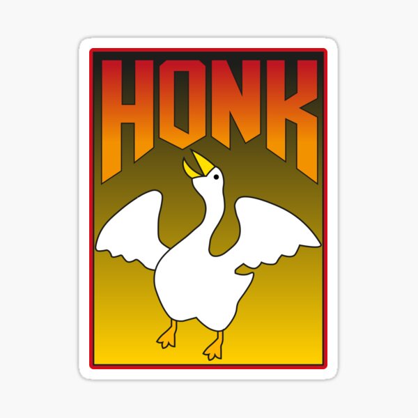 "Duck Honk!" Sticker for Sale by RevivalGraphic | Redbubble