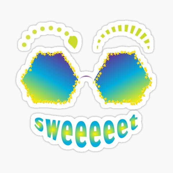 "Sweeeeet" Sticker for Sale by mlindsay | Redbubble