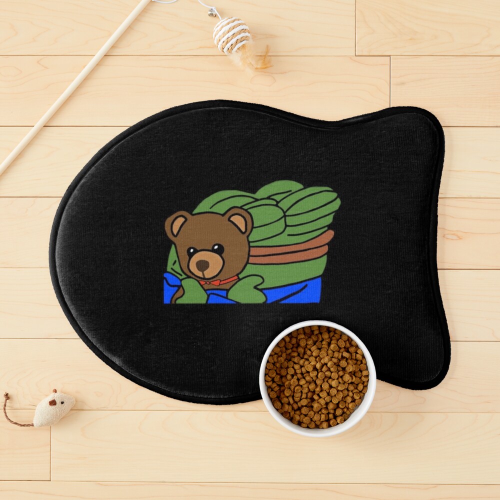 "Peepo teddy hug pepega emote" Sticker by rmpk101 | Redbubble