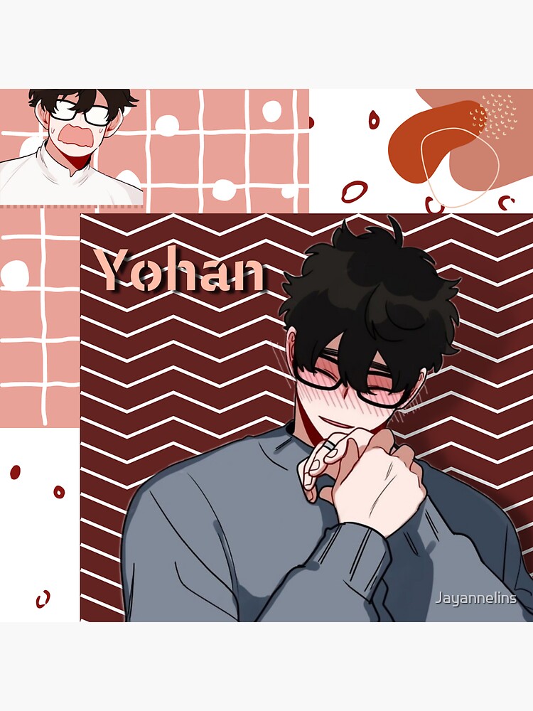 "Yohan" Sticker for Sale by Jayannelins | Redbubble