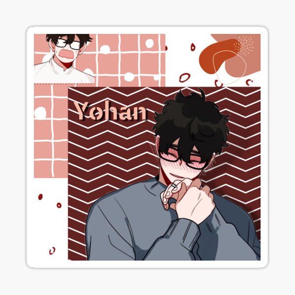 "Yohan" Sticker for Sale by Jayannelins | Redbubble