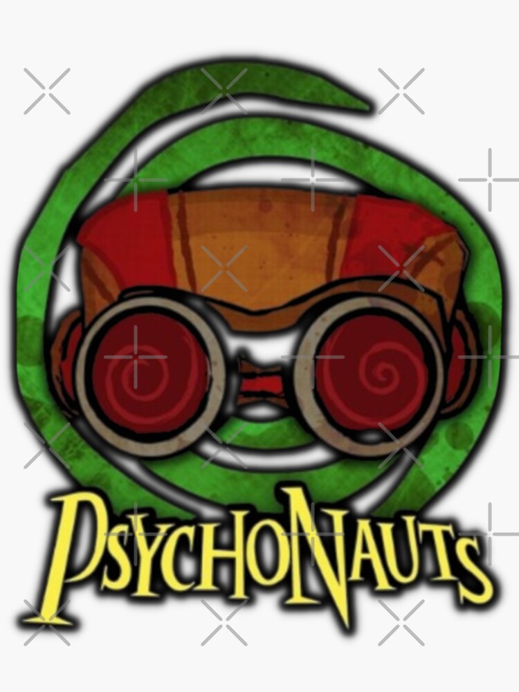 "Psychonauts" Sticker for Sale by Zoon-shop | Redbubble