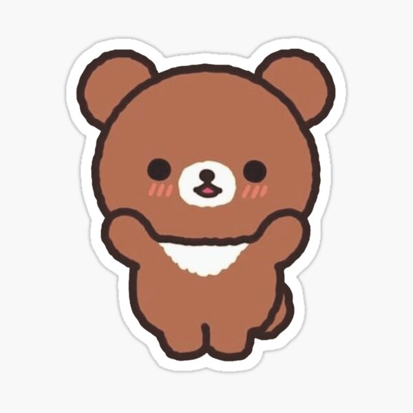 "Chairoikoguma sticker" Sticker for Sale by daybrighter | Redbubble