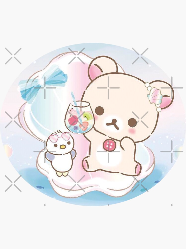"Korilakkuma Pastel sticker" Sticker for Sale by daybrighter | Redbubble