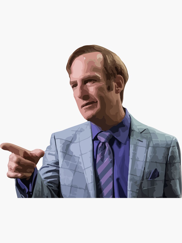 "Better Call Saul" Sticker for Sale by GardenShumway | Redbubble