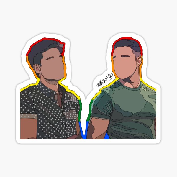 "Tarlos - Pride" Sticker for Sale by maddiemak96 | Redbubble