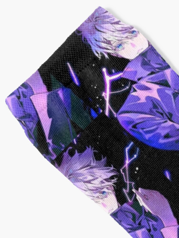 "jujutsu kaisen gojo satoru sukuna anime kawaii" Socks by Penelope101 ...