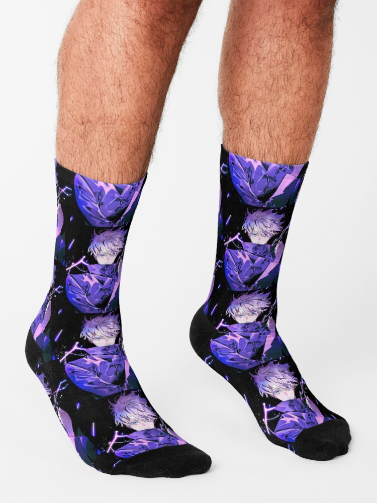 "jujutsu kaisen gojo satoru sukuna anime kawaii" Socks by Penelope101 ...