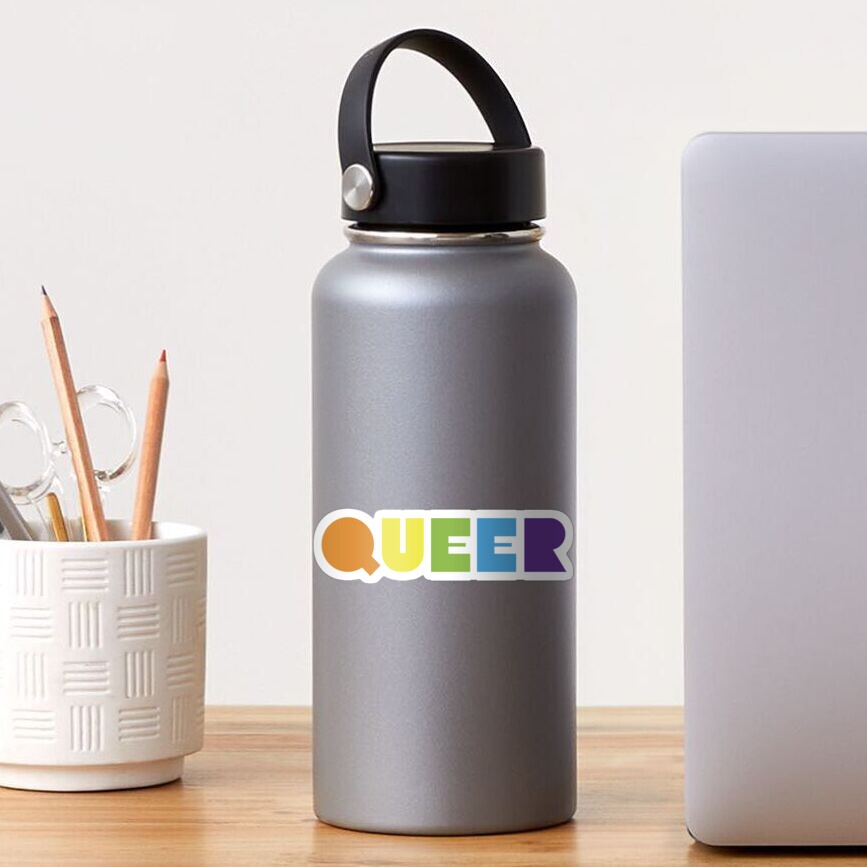 "Queer" Sticker for Sale by KinLost | Redbubble