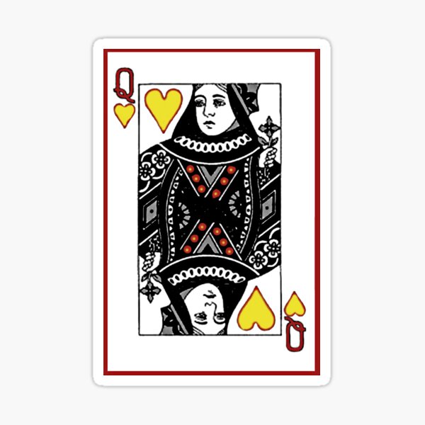 "Queen with the golden heart" Sticker for Sale by HIghlandkings | Redbubble