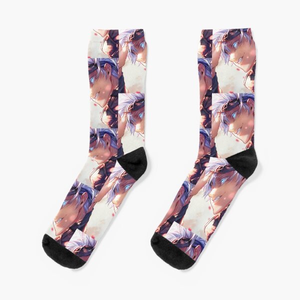 "jujutsu kaisen gojo satoru sukuna anime kawaii" Socks by Penelope101 ...