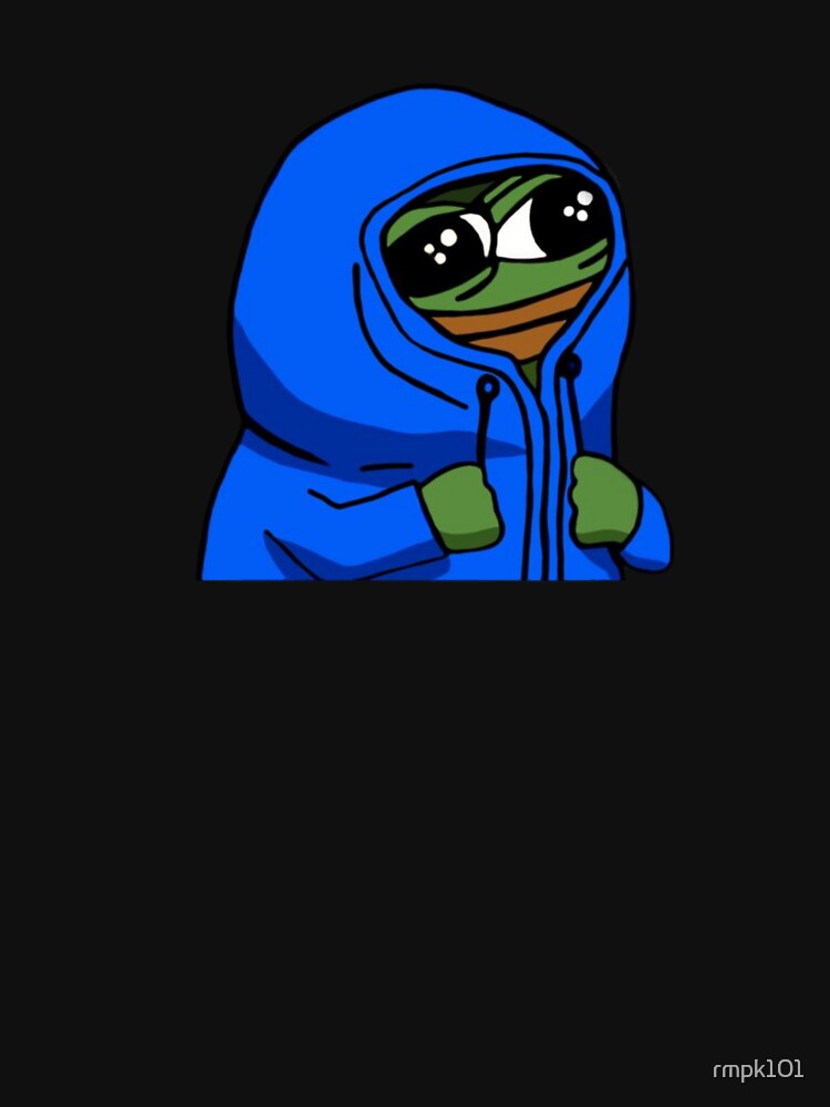 "Peepo blue hoodie pepega emote" T-shirt for Sale by rmpk101 ...