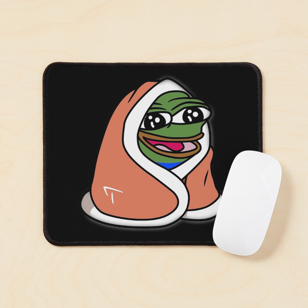 "Peepo Blanket - pepeblanket pepega twitch discord frog" Sticker by ...